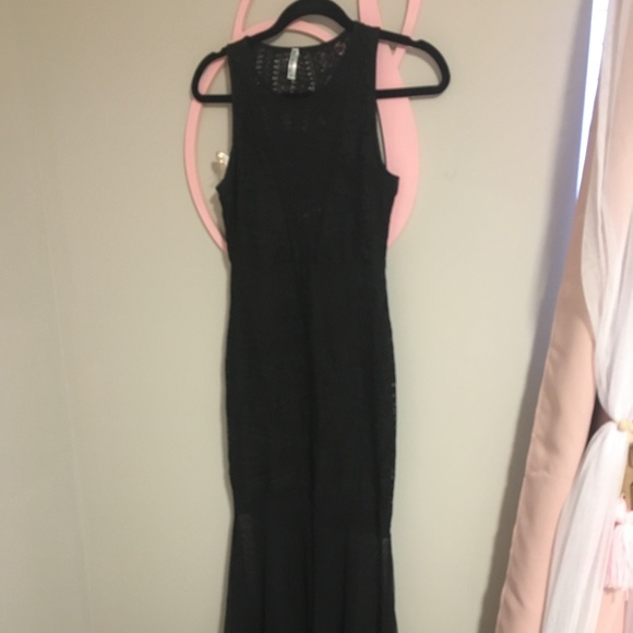 GoJane | Dresses | Crochet Mermaid Maxi Dress Mesh And Match | Poshmark